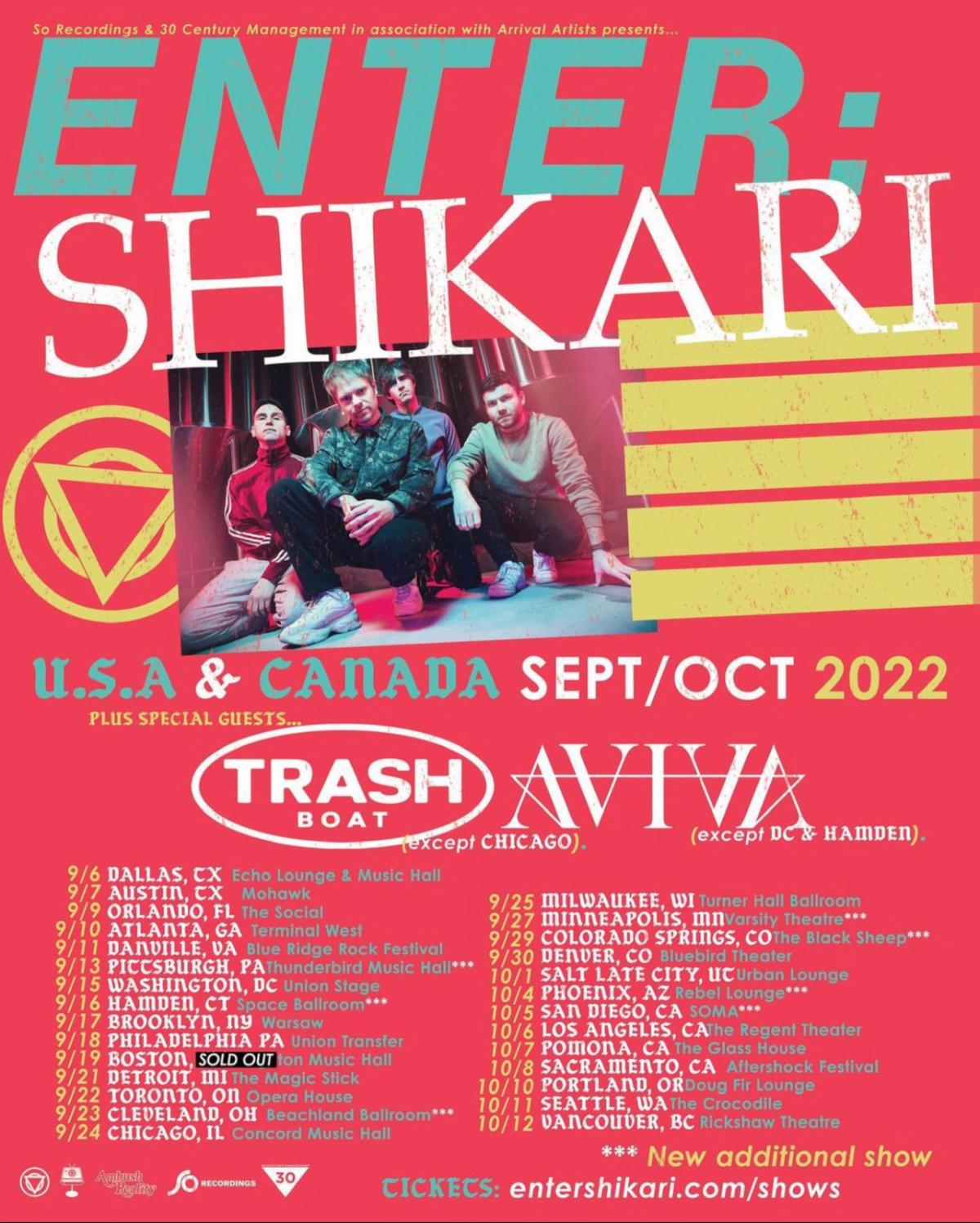 ENTER SHIKARI Drop Official Music Video for New Single, “The Void ...