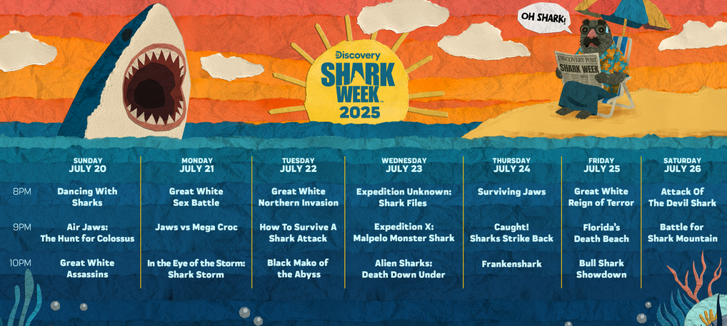 The 37th Annual Shark Week 2026 Kicks Off July 26! – Revenant Media